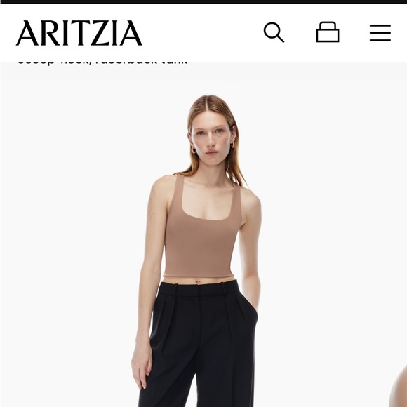 Aritzia | Tops | Aritzia Babaton Racer Tank | Poshmark